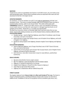 Bobcat Fire Status - Fire Department