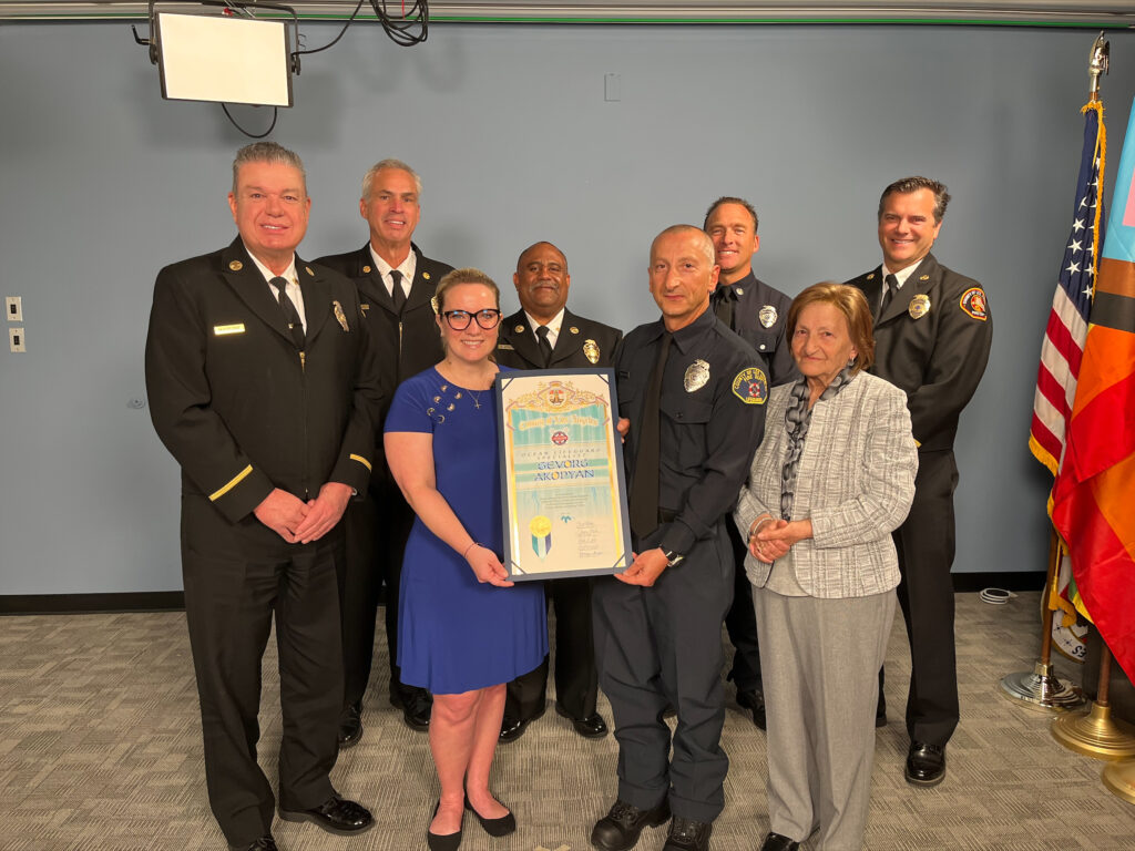 Supervisor Horvath Honors OLS Gevorg Akopyan for Heroic Deed - Fire ...