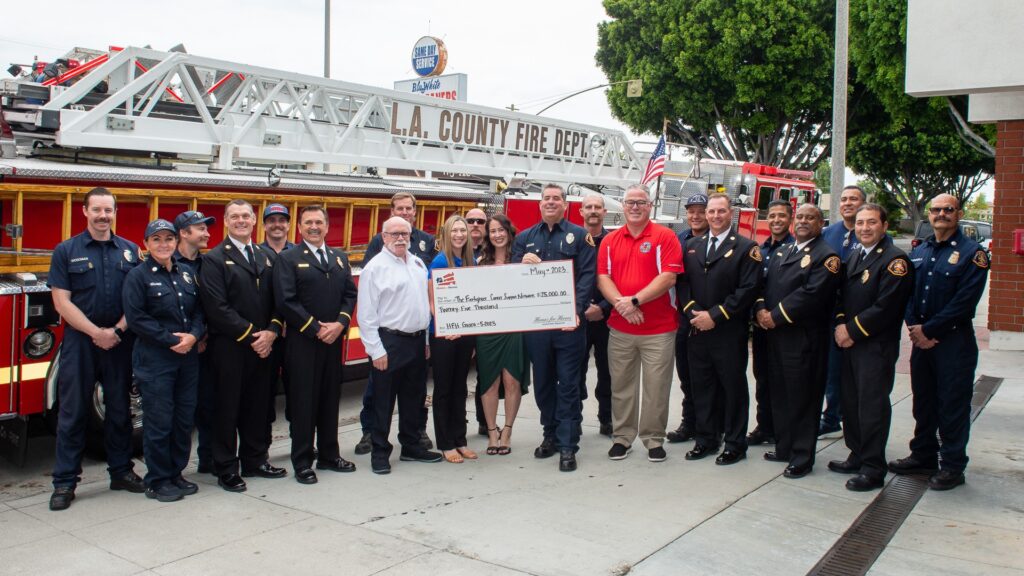 $25K Grant Check Presented to Firefighter Cancer Support Network - Fire ...